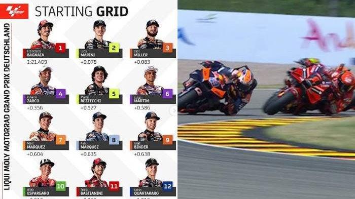 Link Live Streaming MotoGP Sachsenring Jerman 2023 Minggu Malam, Bagnaia Start Terdepan ...