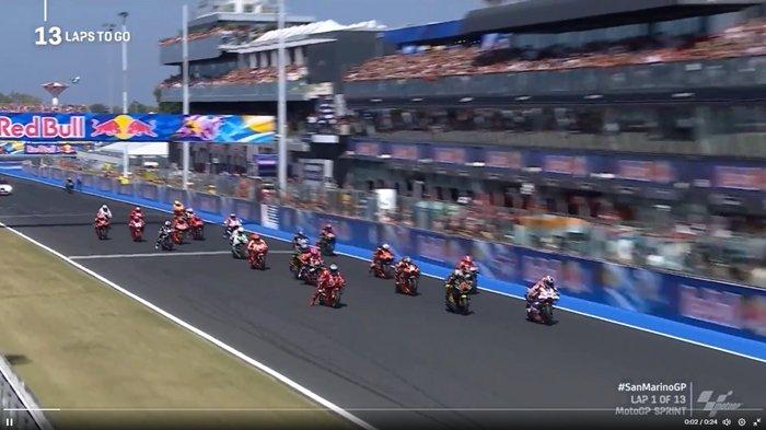 Live Streaming Race MotoGP San Marino 2023 Malam Ini Jam 7, Link Trans7 dan Vision+ ...