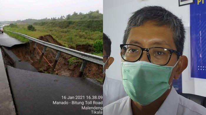 Bahu Luar Jalan Tol Manado-Bitung Alami Longsor, Ini Penjelasan PT JMB ...