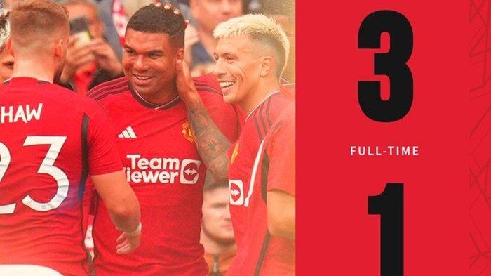 Manchester United vs Lens 3-1, Tuan Rumah Comeback Lewat Gol Marcus ...