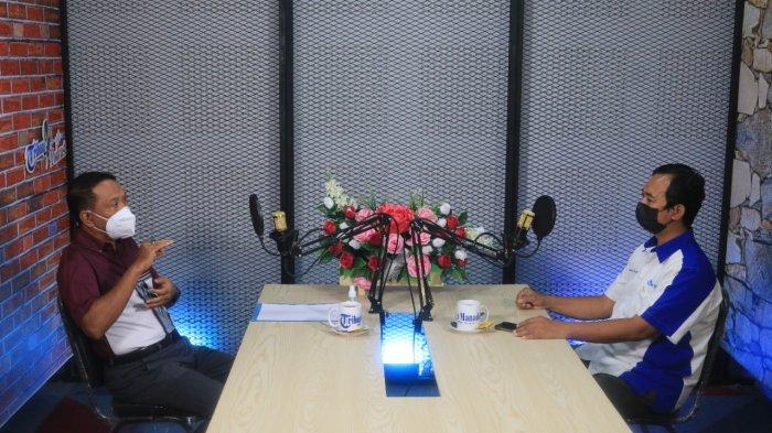 BERITA FOTO, Podcast Menpora di Tribun Manado - Tribunmanado.co.id