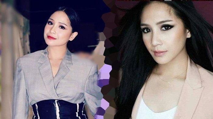 Nagita Slavina Pakai Mini Dress Nuansa Cerah Saat Berpose di Kolam Renang, Tampilannya Jadi ...