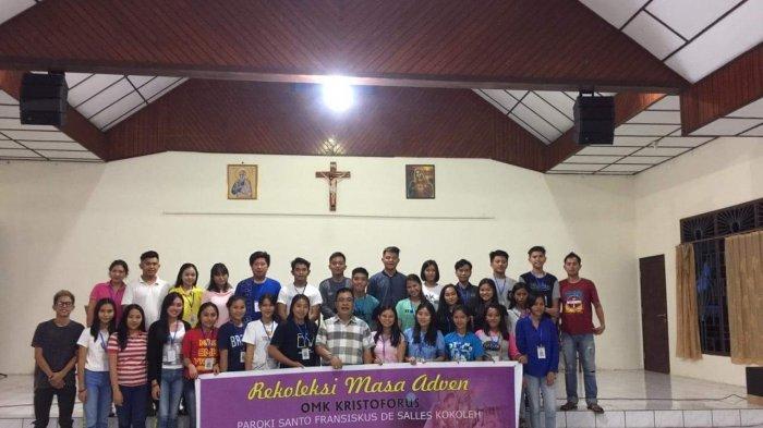 OMK Rekoleksi Adven di Wisma Lorenzo Lotta - Tribunmanado.co.id