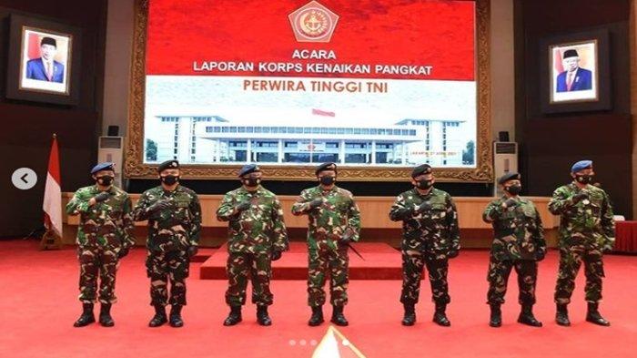 Daftar Terbaru Kenaikan Pangkat Perwira TNI, 9 Anak Buah KSAD Jadi Mayjen, 3 Pati AL, 6 Pati AU ...