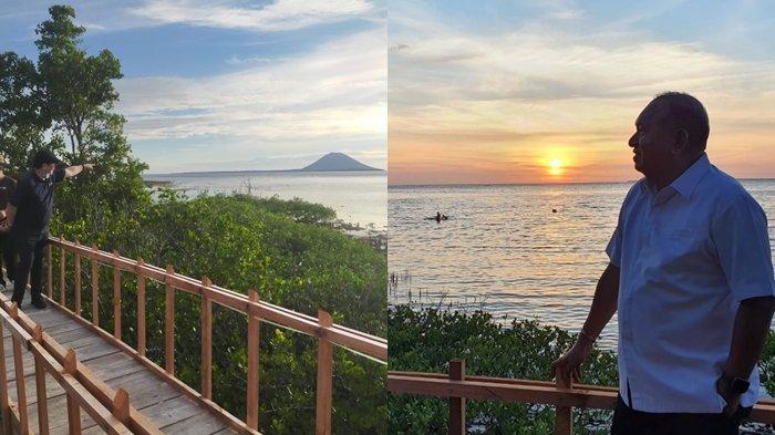 Nikmati Panorama Sunset dari Hutan Mangrove Desa Budo - Tribunmanado.co.id
