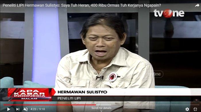 Apa Kerjanya Ratusan Ribu Ormas di Indonesia, Peneliti LIPI Hermawan ...