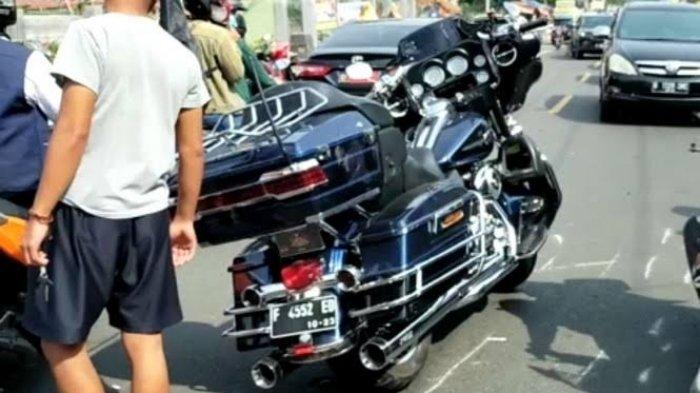 Kecelakaan Pengendara Moge Harley Davidson Tabrak 4 Kendaraan, Ini Kronologinya - Tribunmanado.co.id
