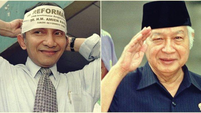 Perjuangan Amien Rais Lengserkan Soeharto Tahun 1998, Dapat Telepon ...