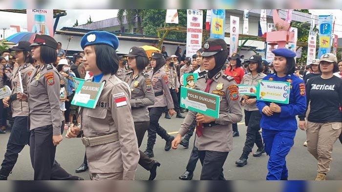 Potret Polisi Wanita Cantik Polda Sulawesi Utara Tampil di Festival ...