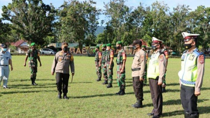 Polres Bolmong Apel Gelar Pasukan untuk Operasi Keselamatan Samrat 2022 - Tribunmanado.co.id