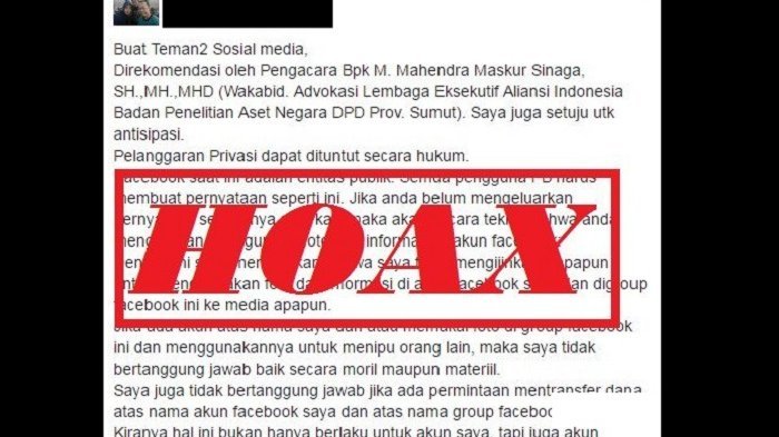 Hadeeeh Banyak Banget Pengguna Facebook yang Terjebak Postingan HOAX ...