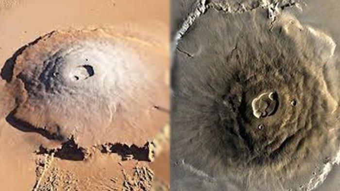 Penampakan Olympus Mons, Gunung Berapi Terbesar di Tata Surya, Tiga ...