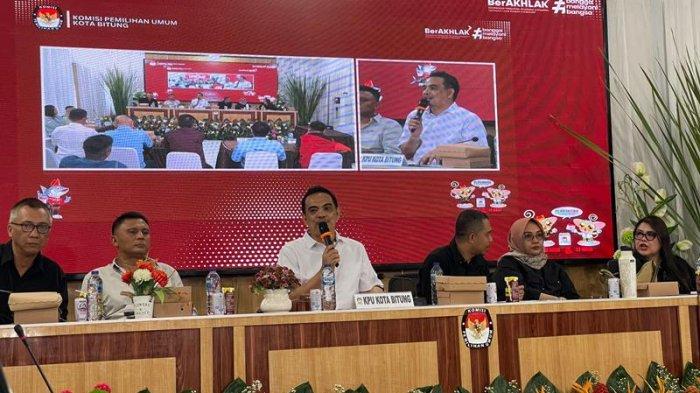 KPU Bitung Gagal Capai Target Jumlah Partisipasi Pemilih di Pilkada 2024 - Tribunmanado.co.id