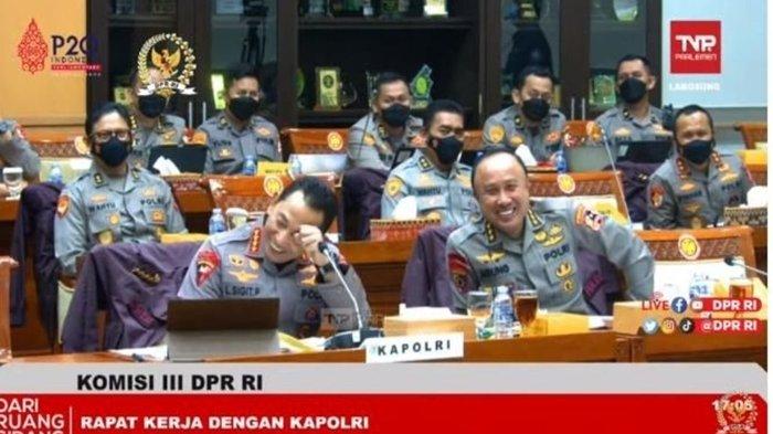 Suara 'Sayang' saat Rapat Polri dan DPR Komisi III, Kapolri hingga Para Dewan Ngakak Bersama ...