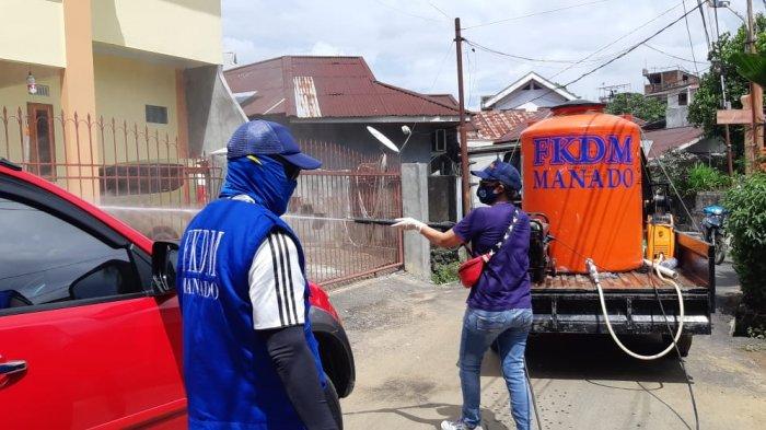 FKDM, FKSM, PMI Lanjutkan Penyemprotan di Kombos, Buha, Mapanget, Fokus ...