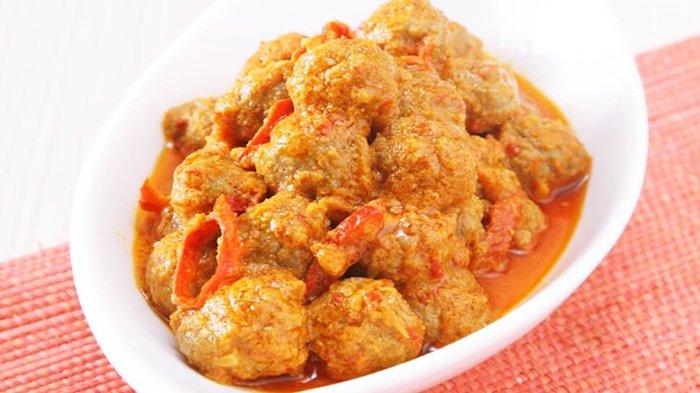 Resep Bola Bola Daging Santan Pedas, Sajian Pelengkap Cocok Disantap ...