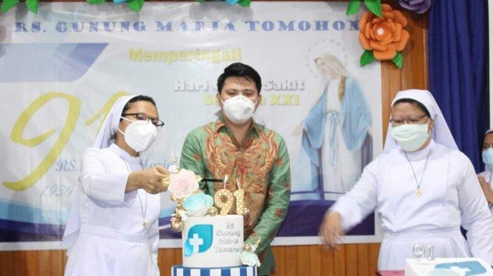 Digelar Sederhana, RS Gunung Maria Rayakan HUT ke 91 - Tribunmanado.co.id