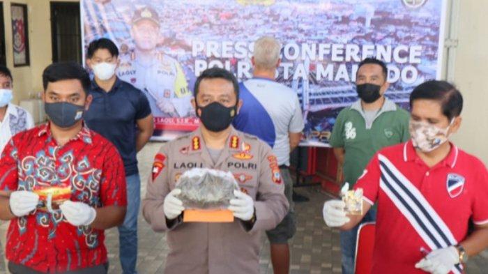 Satresnarkoba Polresta Manado Amankan WNA Finlandia Bersama 152,06 Gram Ganja - Tribunmanado.co.id