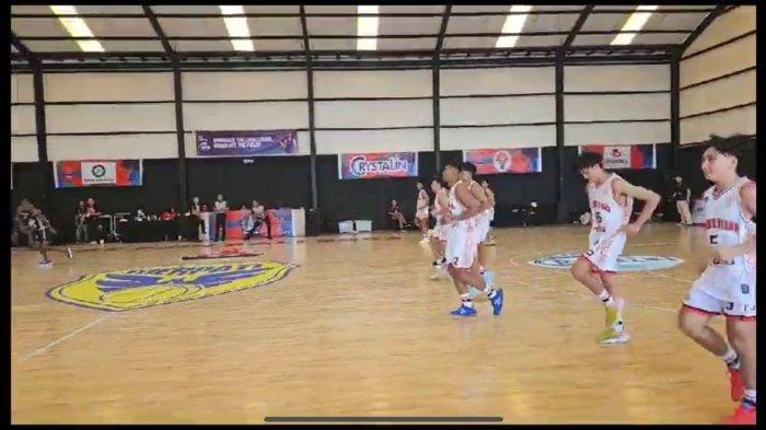 Skor Sementara Tim Basket 5x5 Putra Sulawesi Utara vs Papua Barat di Kejurnas BK PON Aceh Sumut ...