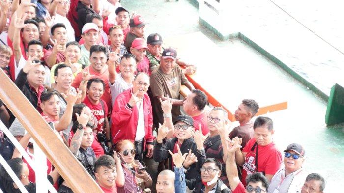 2300 Kader PDIP Sulut Menuju Jakarta Pakai Kapal, Modal Kuat Hadapi ...