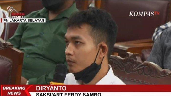 Sidang Pembunuhan Brigadir J: Kodir ART Ferdy Sambo Kembali Dimarahi Hakim 'Katakan yang ...