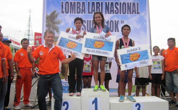 Daftar Lengkap Pemenang Lomba Lari Nasional di Sulut - Tribunmanado.co.id