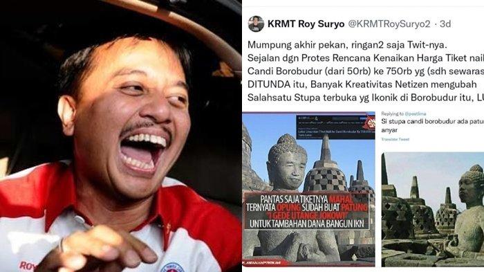 Roy Suryo Unggah Foto Stupa Borobudur Mirip Presiden Jokowi, Begini Kata Kuasa Hukumnya ...