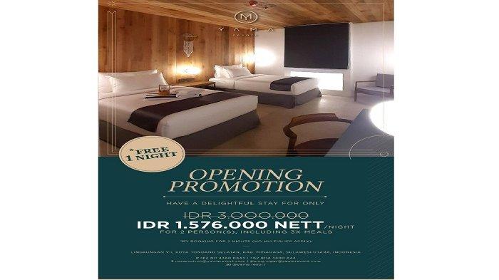 Opening Promotion Yama Resort Tondano - Tribunmanado.co.id