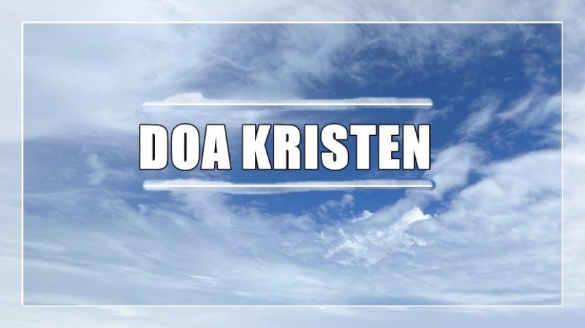 Doa Kristen untuk Ibadah Rumah Tangga - Tribunmanado.co.id