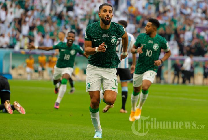 Hasil Argentina vs Arab Saudi, Grup C Piala Dunia 2022, Salem Al ...