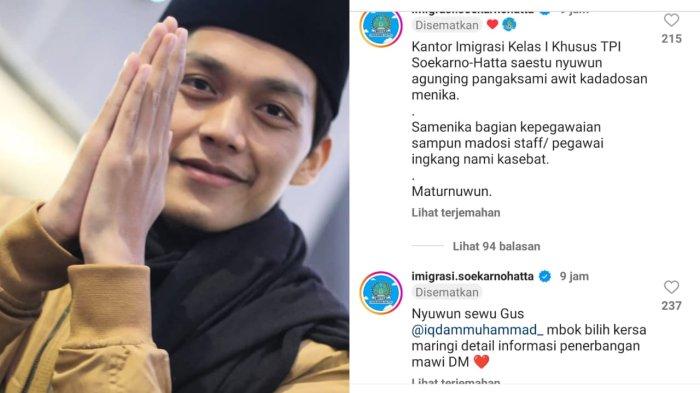 Imigrasi Soetta Minta Maaf Usai Oknum Petugasnya Persulit Gus Iqdam Blitar ke Taiwan ...