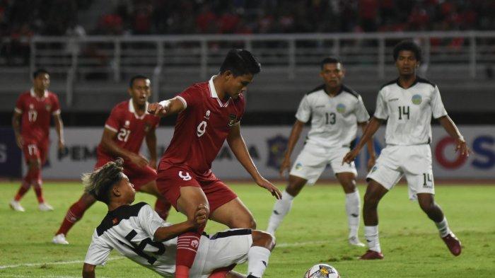 Hasil Babak Pertama Timnas Indonesia U-19 vs Timor Leste, Garuda Menang 2-0 - Tribunmataraman.com