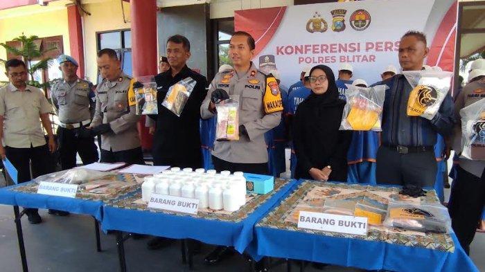 Polres Blitar Ungkap 11 Kasus Narkoba Selama Januari 2024 - Tribunmataraman.com