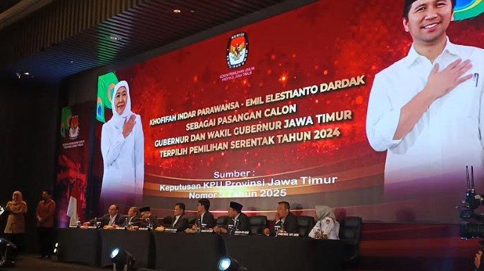 BREAKING NEWS - Khofifah dan Emil Resmi Ditetapkan Sebagai Paslon Terpilih di Pilgub Jatim 2024 ...