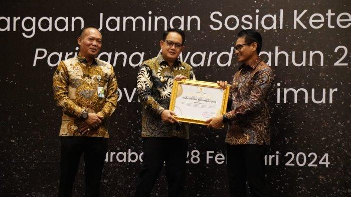Berkomitmen Lindungi Pekerja Rentan, Pemkab Tulungagung Terima Penghargaan Paritrana Award 2023 ...