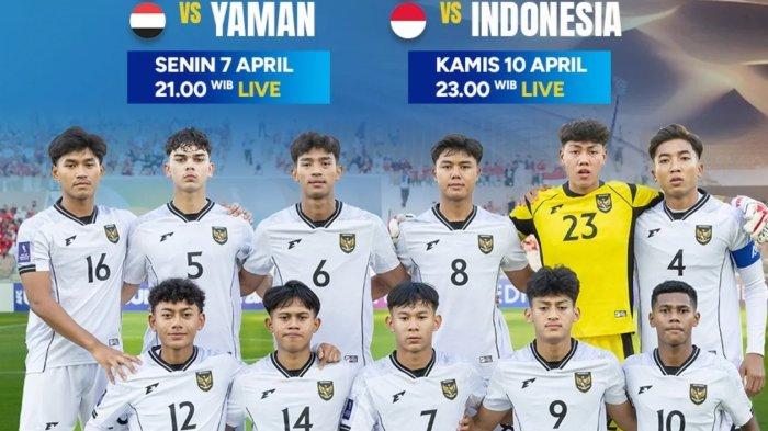 Live Gratis RCTI! LINK Nonton Live Streaming Timnas U17 Indonesia vs Yaman di Piala Asia U17 ...
