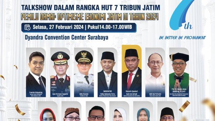 Puncak HUT ke-7, Tribun Jatim Gelar Talkshow Mengungkap Potensi Ekonomi ...