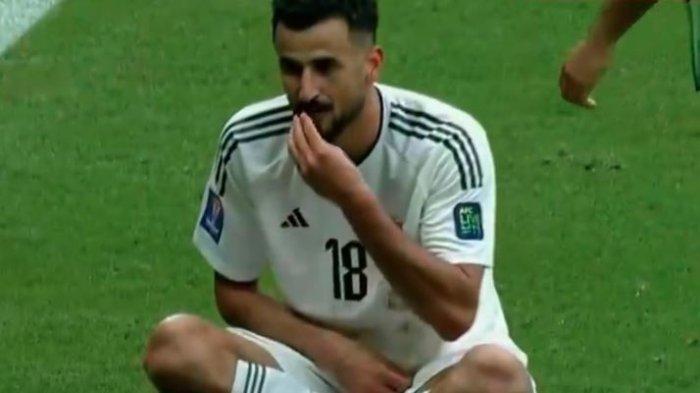 Sosok Pemain Iraq Aymen yang Viral Usai Selebrasi Berujung Kartu Merah ...