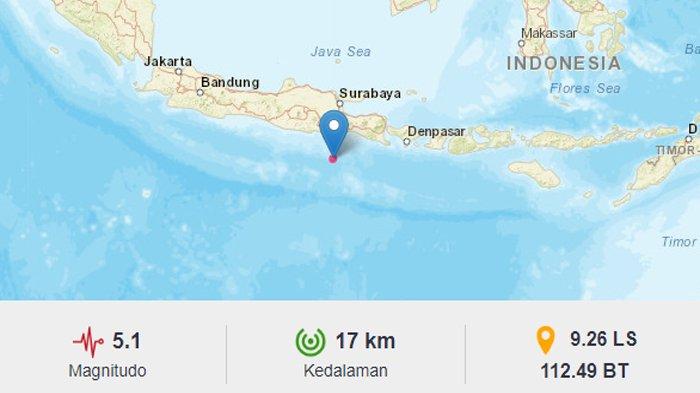 Penjelasan BMKG Soal Gempa Magnitudo 5,1 Guncang Kabupaten Malang - Tribunmataraman.com