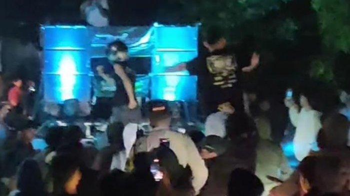Polisi Bubarkan Konvoi Pemuda Dengan Sound System Saat Sahur Di Kediri