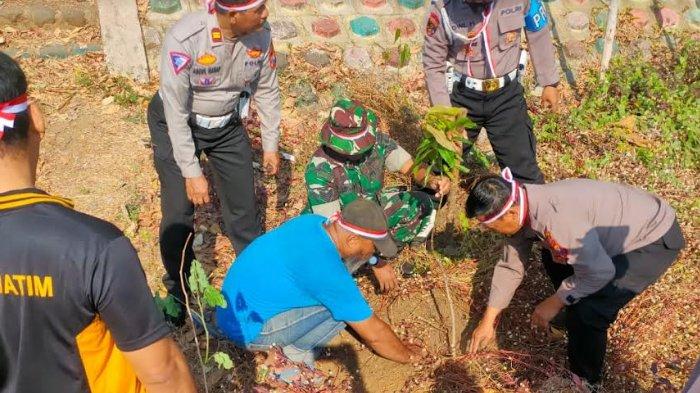 Wujudkan Penghijauan, Bantaran Sungai Brantas di Kota Kediri Ditanami ...