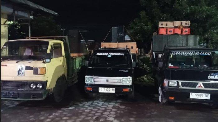 3 Pikap Sound System yang Keliling Jalanan Kediri Saat Sahur, Diamankan ...