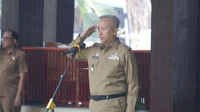 Sri Handoko Taruna Pj Bupati Nganjuk Pamitan, Masa Tugas Segera Berakhir - Tribunmataraman.com