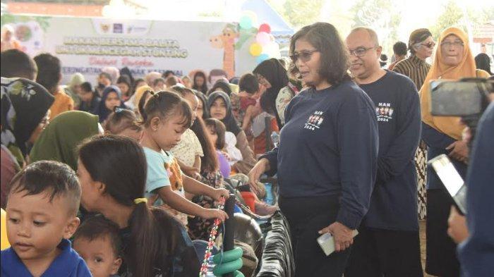 Puncak Hari Anak Nasional di Kota Kediri Dimeriahkan Makan Bersama Balita - Tribunmataraman.com