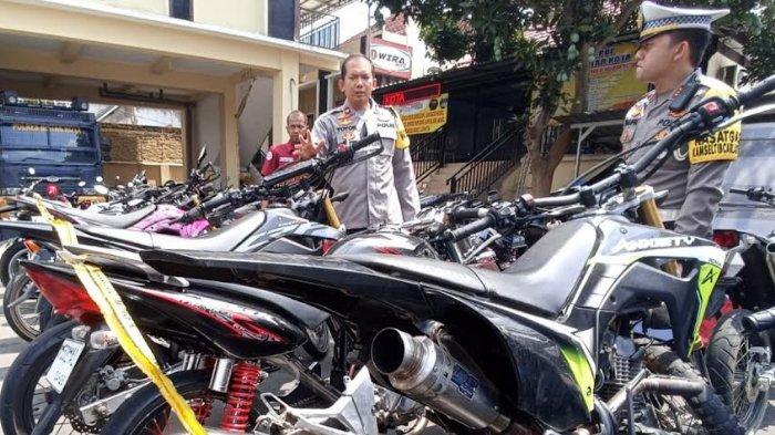 Antisipasi Balap Liar di Kota Blitar, Polisi Amankan 42 Unit Motor Berknalpot Brong ...