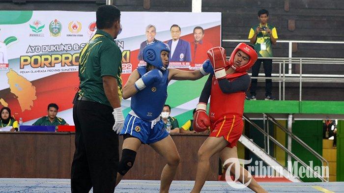 Berita Foto: Atlet Karo Borong Medali Emas Cabor Wushu Sanda di Porprov Sumut 2022 - Tribun ...