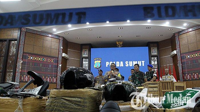 Berita Foto: Polda Sumut dan Kodam I/BB Gagalkan Penyelundupan Motor ... Berita Foto: Polda Sumut dan Kodam I/BB Gagalkan Penyelundupan Motor ...