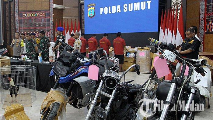 Berita Foto: Polda Sumut dan Kodam I/BB Gagalkan Penyelundupan Motor ... Berita Foto: Polda Sumut dan Kodam I/BB Gagalkan Penyelundupan Motor ...