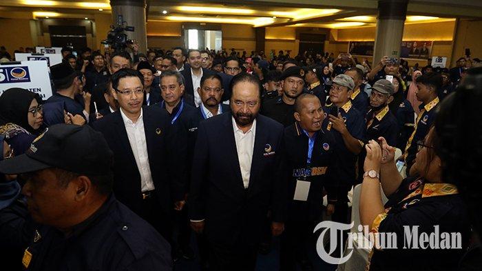 Berita Foto: Surya Paloh Membuka Acara Orientasi Bacaleg se-Sumut Partai NasDem Jelang Pemilu ...