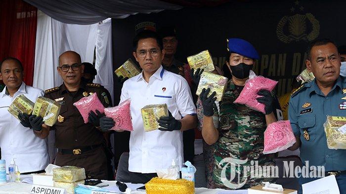 Berita Foto: Dittipidnarkoba Bareskrim Polri Memusnahkan 75 Kg Sabu dan 40.000 Butir Pil Ekstasi ...